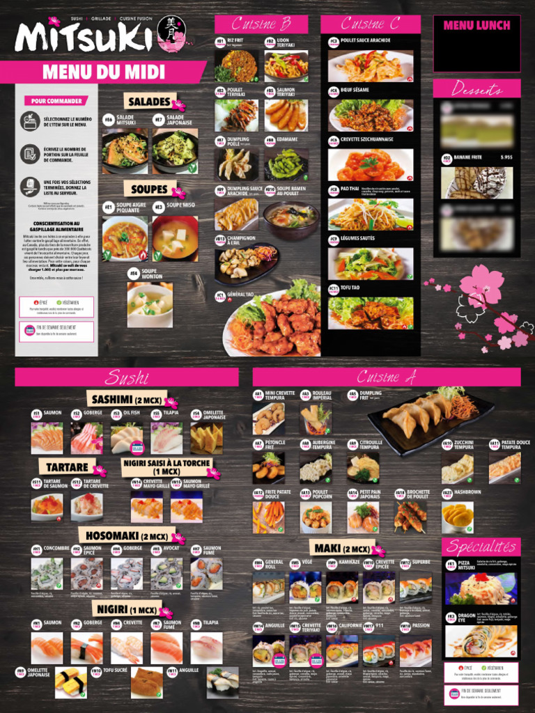 Menu Midi | PDF