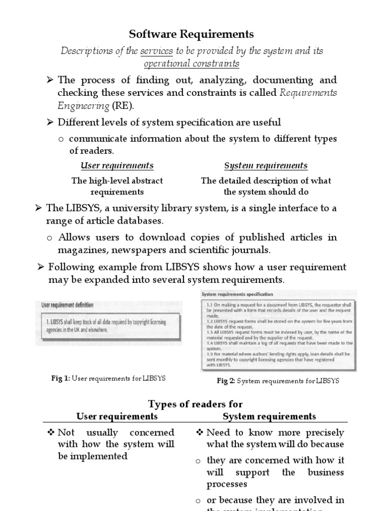 Software Requirements | PDF | System | Specification (Technical Standard)