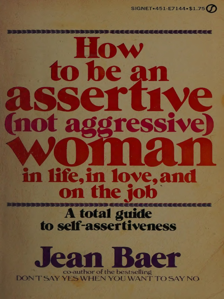 How Tobean: Assertive | PDF | Psychology | Behavioural Sciences