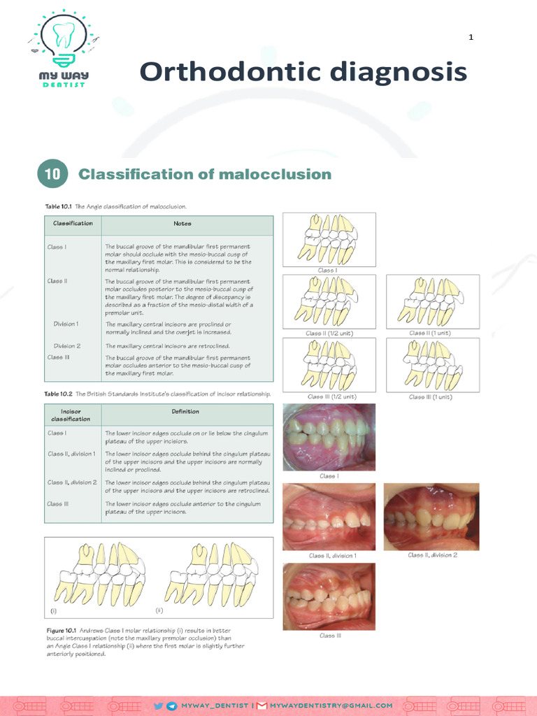 Orthodontic Diagnosis and Treatment Index | PDF | Human Tooth | Tooth