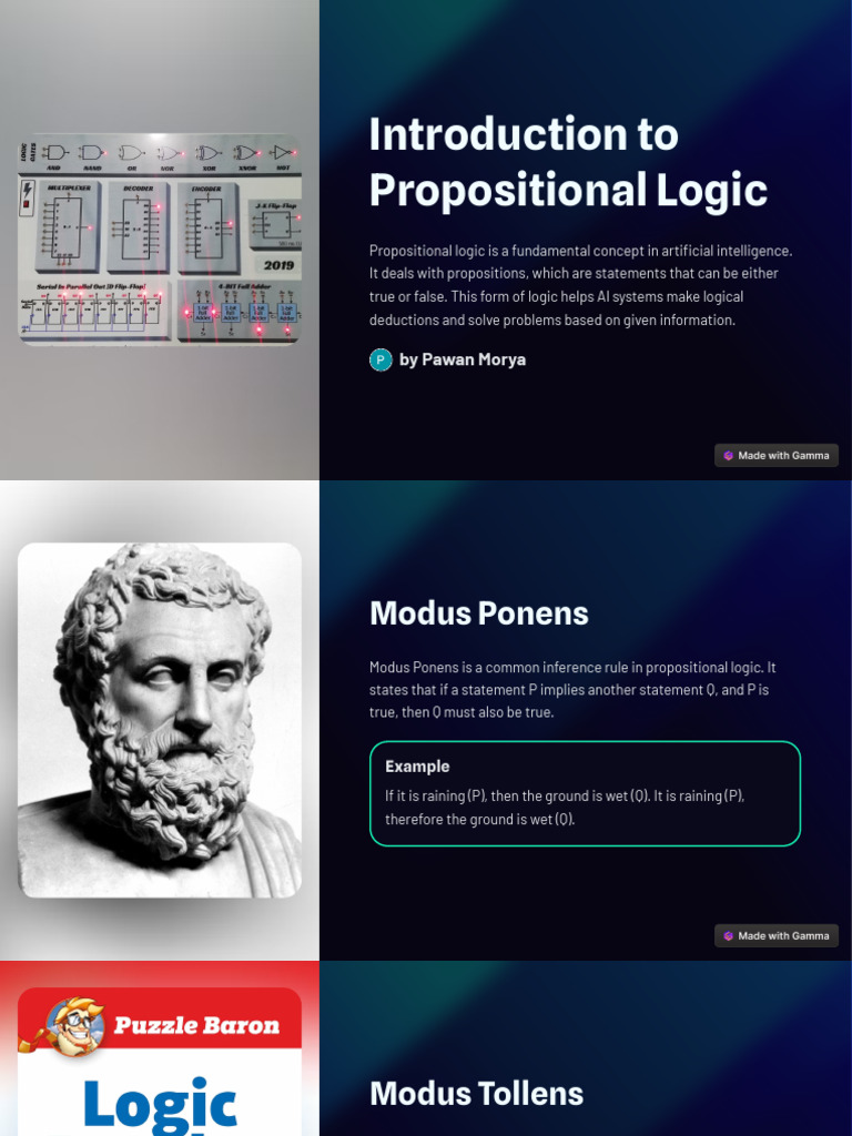 Introduction To Propositional Logic | PDF | Logic | Deductive Reasoning