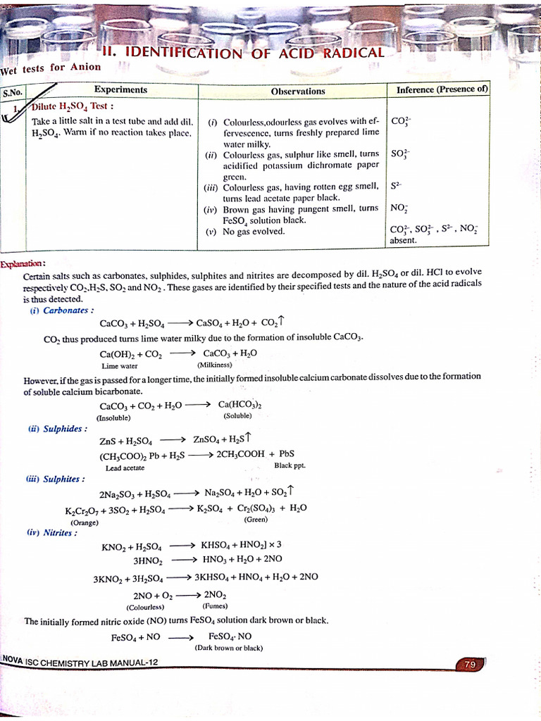 Anion Analysis | PDF
