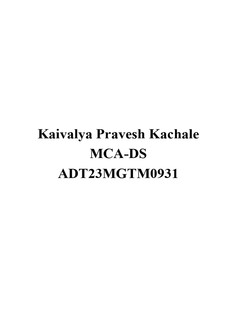 Kaivalya Advanced Java Literature Review | PDF | Object Oriented Programming | Computer Security