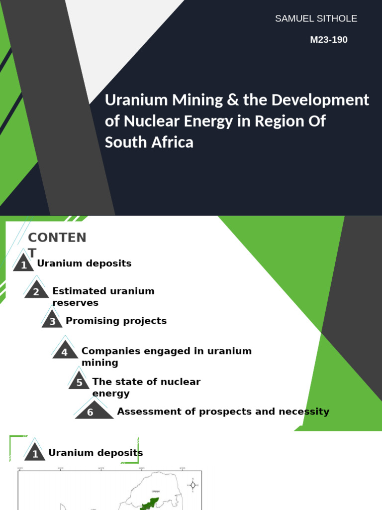 South Africa's Uranium Mining & Nuclear Energy | PDF | Nuclear Physics ...