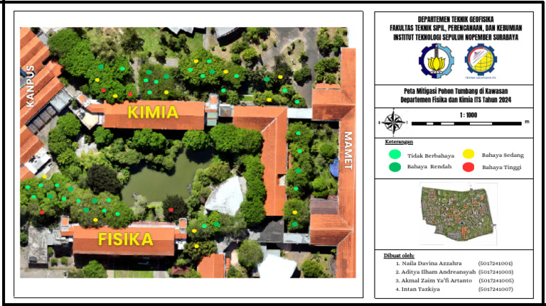 Peta Mitigasi Pohon Tumbang ITS 2024 | PDF