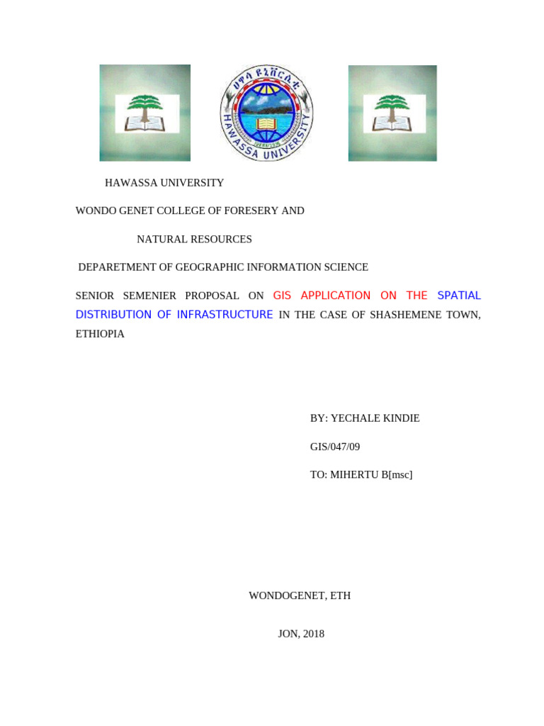 GIS Infrastructure Shashe Proposal | PDF | Geographic Information ...