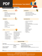 ALLEN Scholarship Admission Test (ASAT) : Syllabus & Pattern | PDF ...