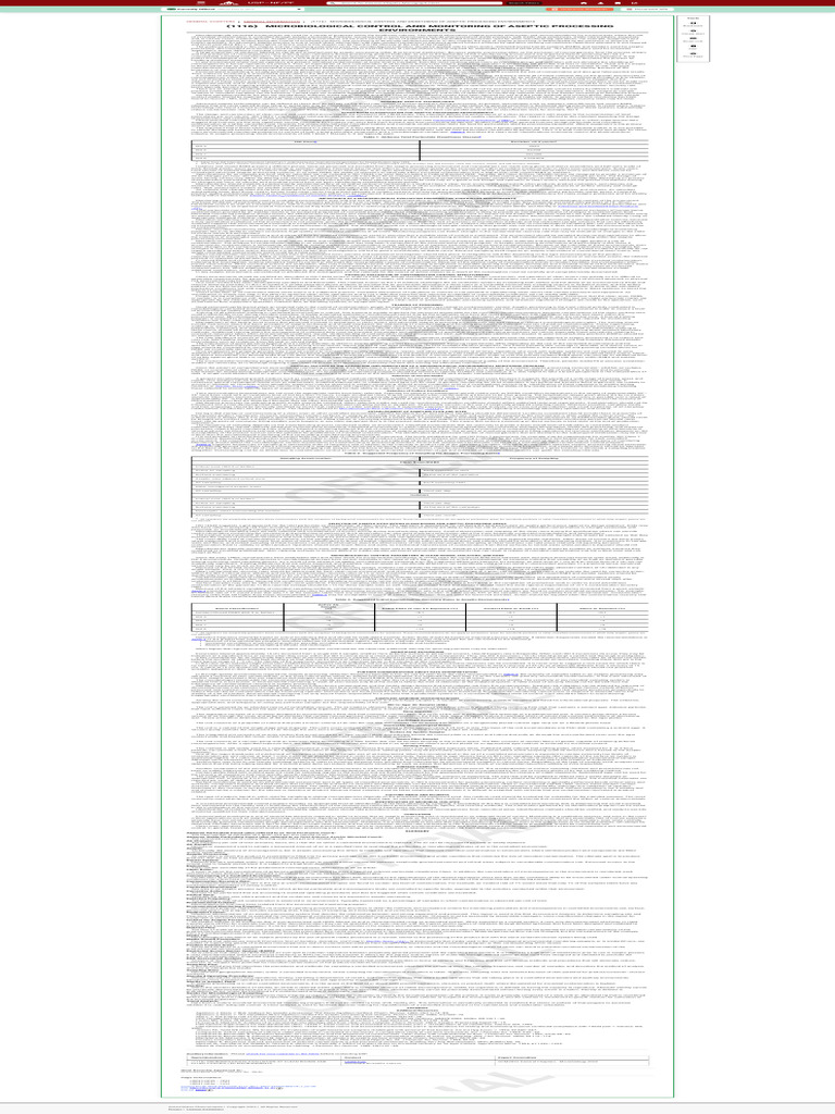 USP-NF 〈1116〉 Microbiological Control and Monitoring of Aseptic ...