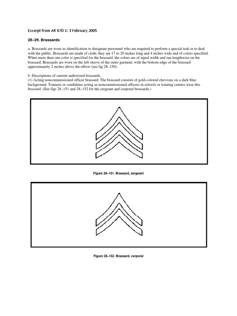 Military Brassards and Their Uses | PDF | Military Police | Corporal