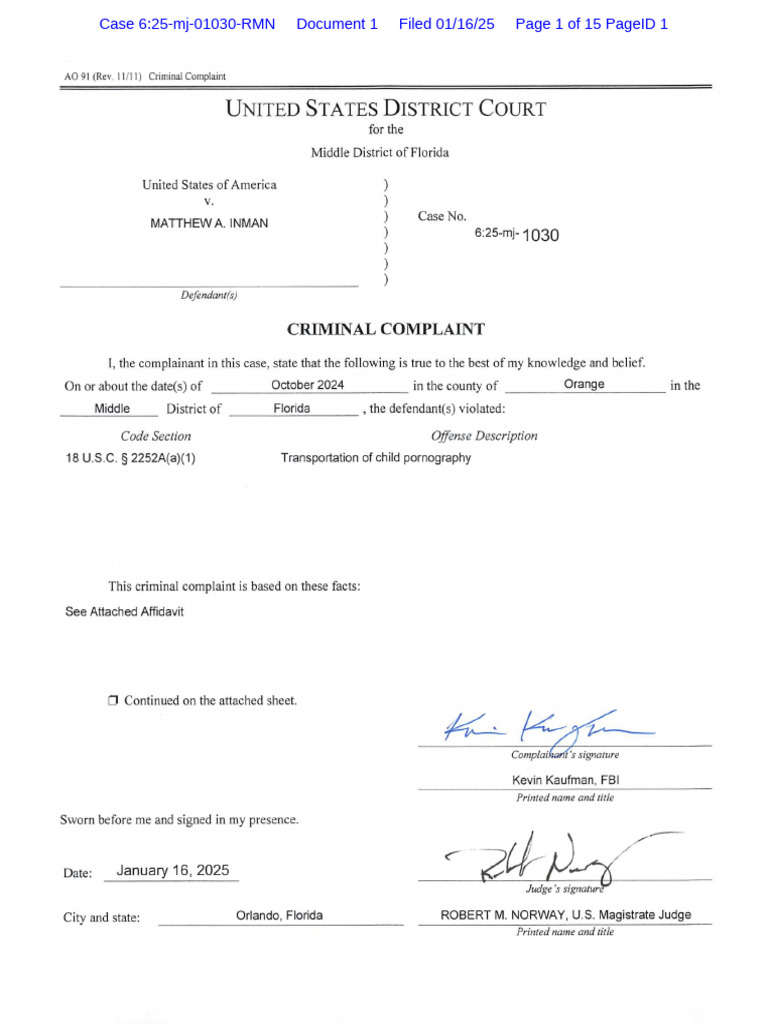 United States vs. Inman | PDF