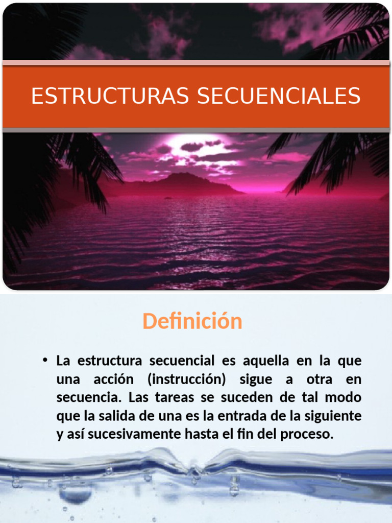 Estructuras Secuenciales | PDF