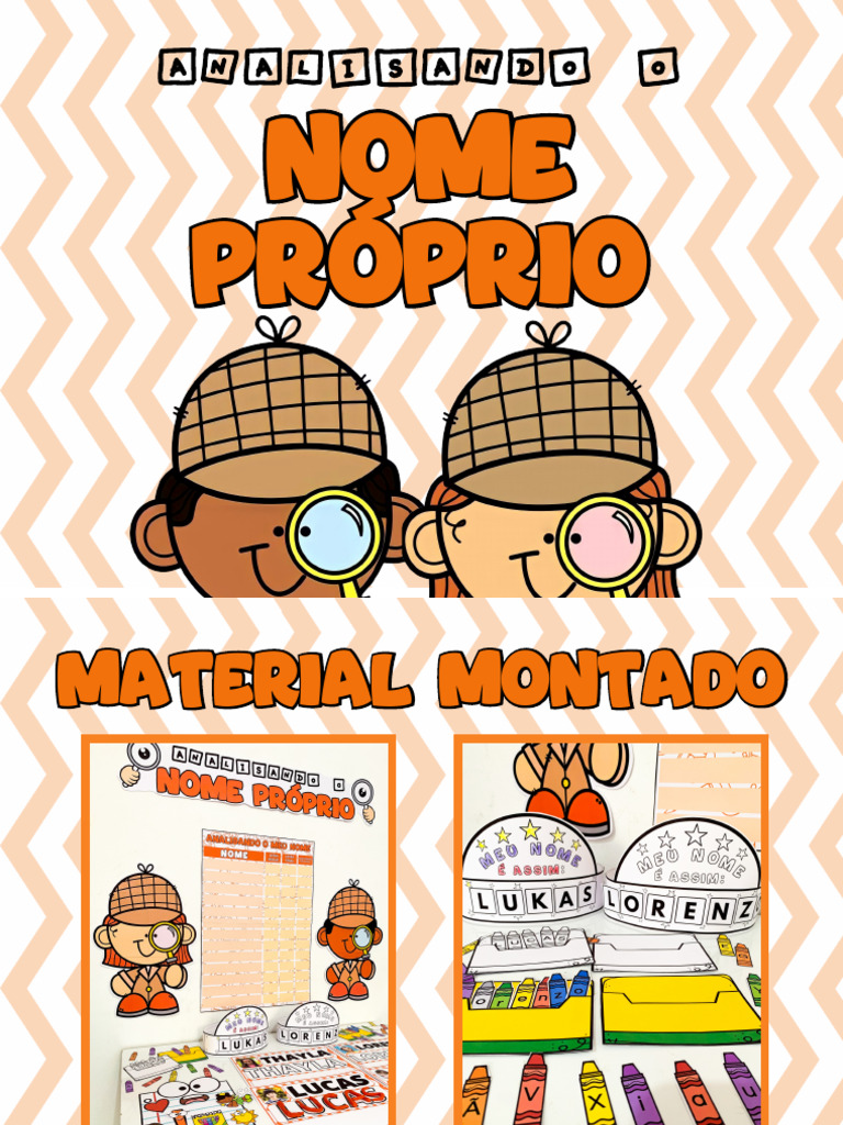 Atividades com Nome Próprio na Educação Infantil | PDF