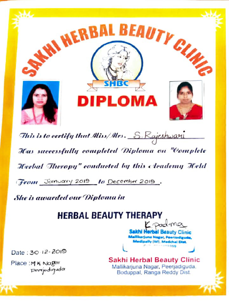 Beauty Clinic Certificate | PDF