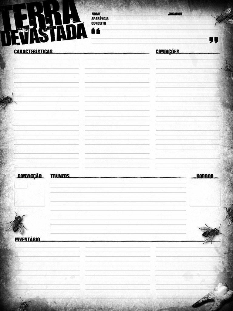 ficha terra devastada | PDF