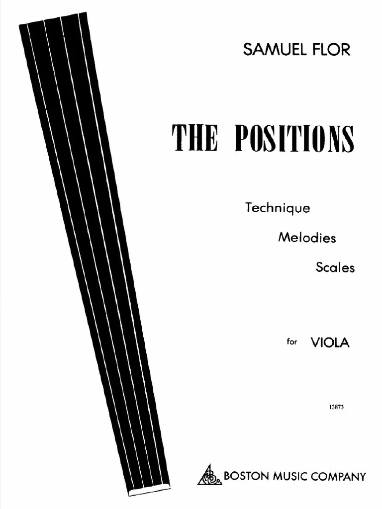 Flor The Positions Viola Metode - Compress | PDF