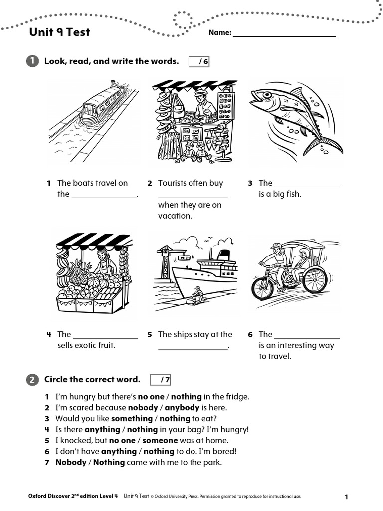 Unit 9 Test for 3rd Grade Students | PDF