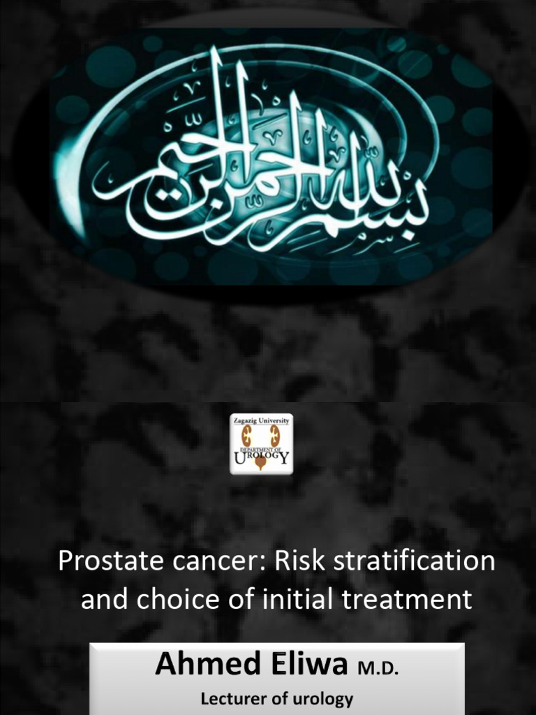 Prostate cancer Risk stratification and choice of initial treatment ...