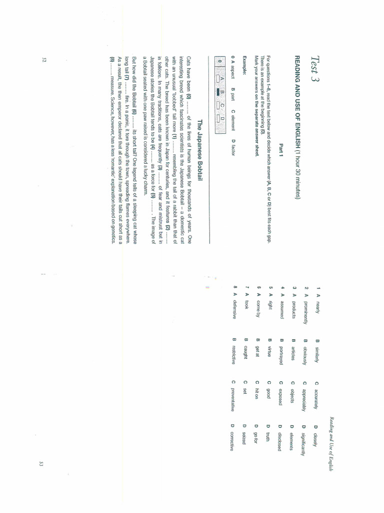 Use of English Cae 3 | PDF