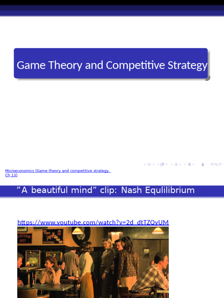 Game Theory | PDF | Game Theory | Microeconomics
