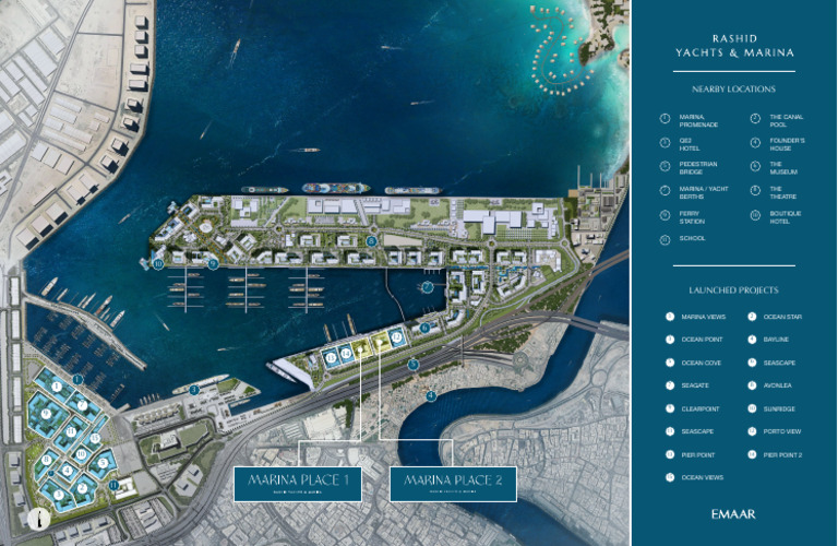 RYM_MASTER_MAP_MARINA_PLACE1&2 | PDF | Water Transport | Water ...
