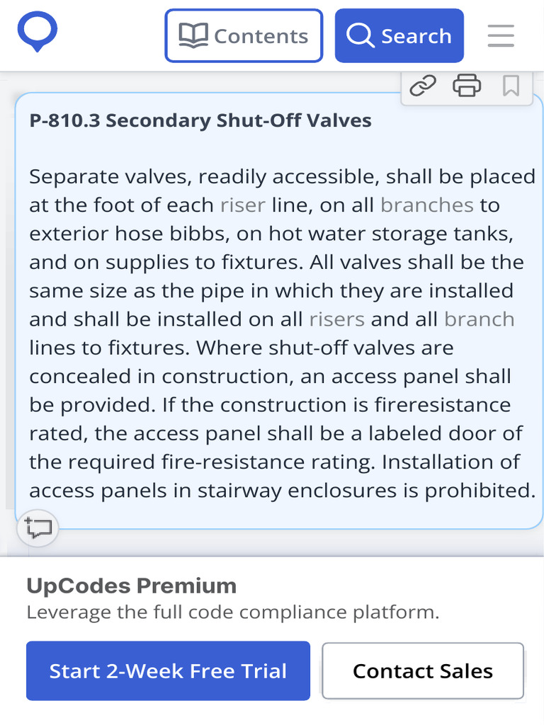 Chapter 8 Water Supply and Distribution, Philadelphia Plumbing Code ...