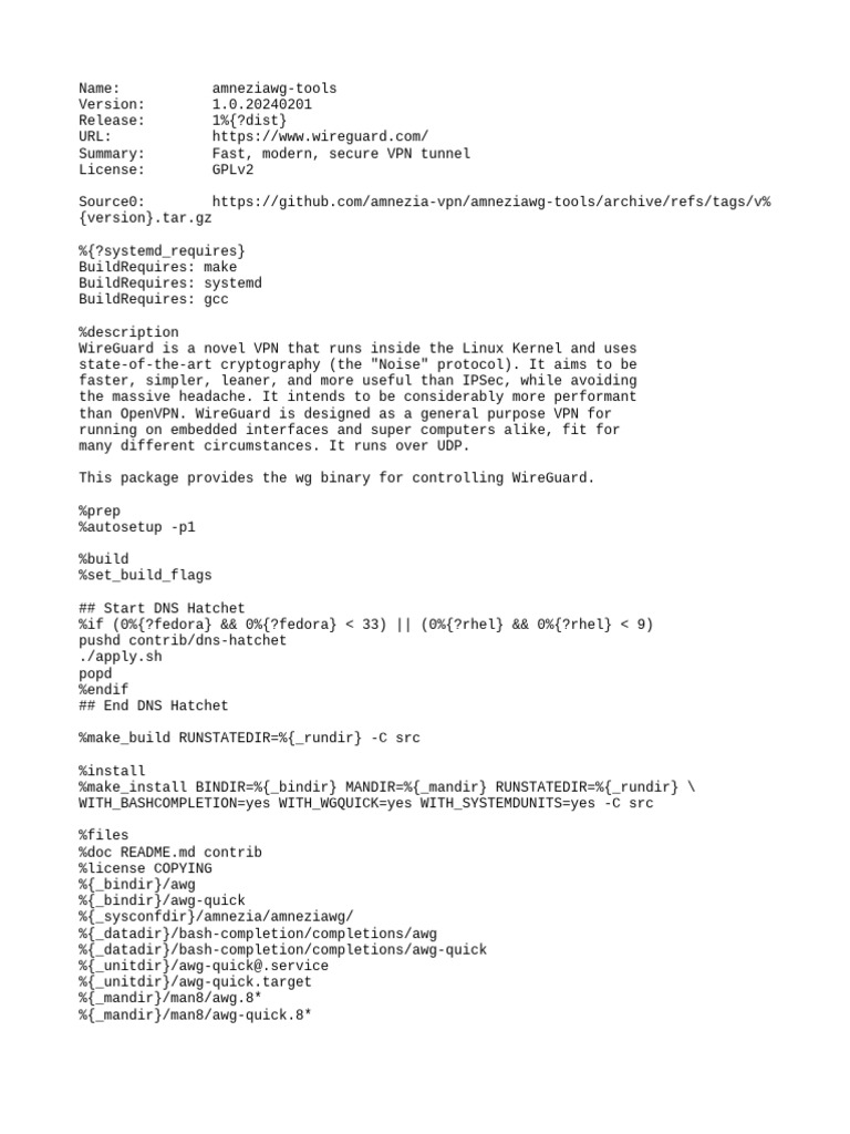 Amneziawg Tools | PDF | Computer Architecture | Computer Engineering