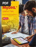 MyDHL+Reference Guide Shipment Creation | PDF