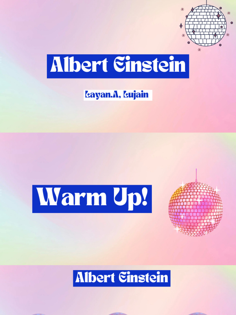 Albert Einstein (Layan&Lujain) | PDF