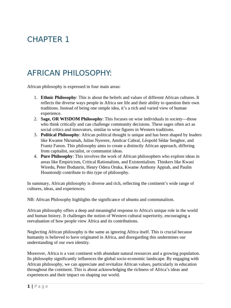 philosophy of EDUCATION SUMMARY NOTES (N.V) | PDF | Systems Theory ...