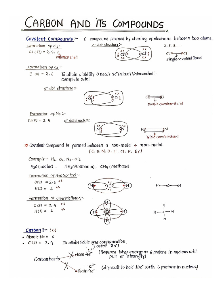 Carbon Compounds | PDF