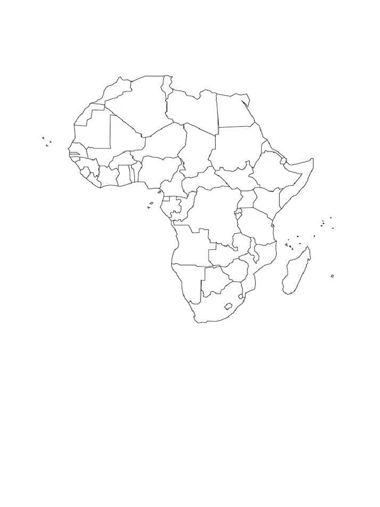 Mapa Afryki Pusta | PDF