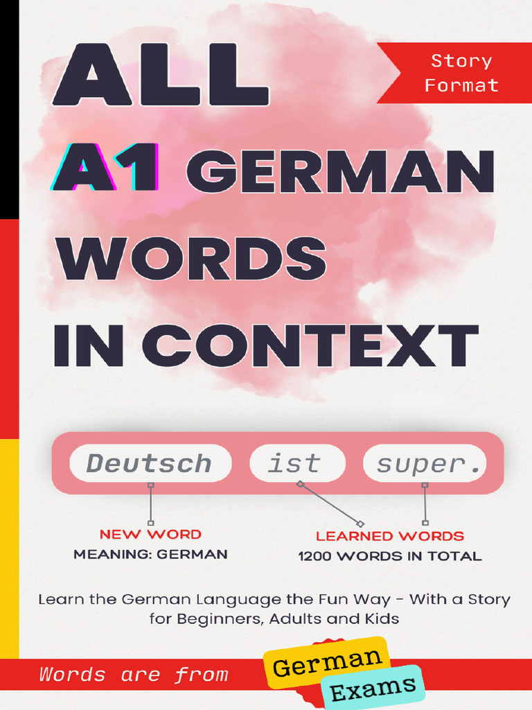 All A1 German Words in Context First 3 Chapters | PDF | Grammatical ...
