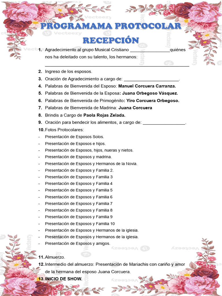 Protocolo PDF | PDF | Amor