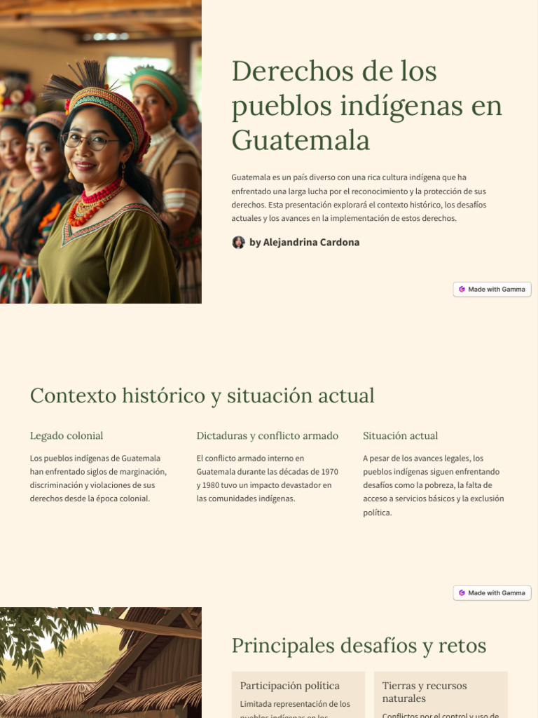 Derechos de los pueblos indígenas en Guatemala | PDF | Guatemala ...