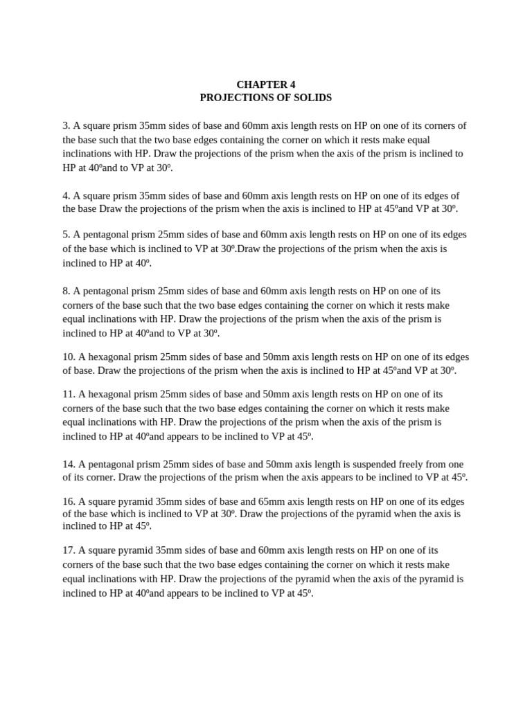 CHAPTER_4_solids_assignmnent_questions[1] | PDF | Linear Programming | Convex Geometry