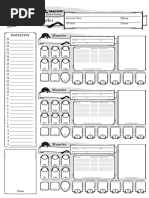 D&D 5E Monster Stat Block Template | PDF