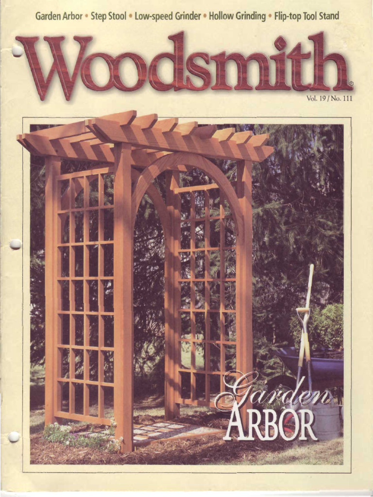 Woodsmith Jun 1997 Garden Arbor | PDF