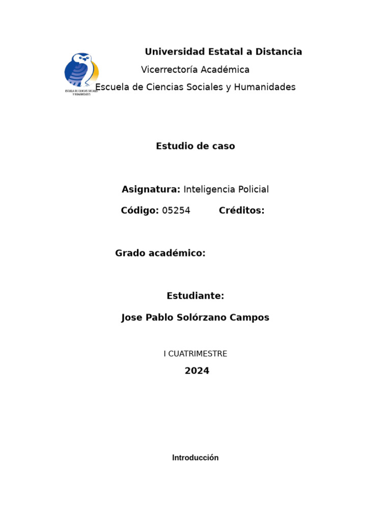 Estudio de Caso | PDF | Inteligencia | Toma de decisiones