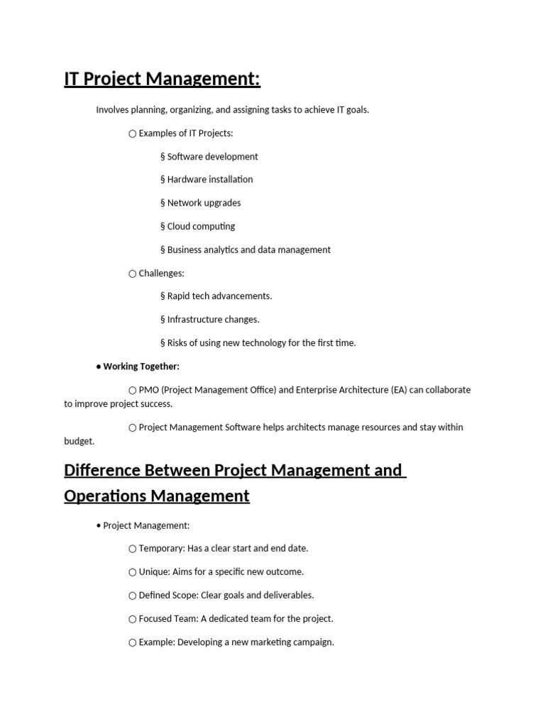IT Project Management in 2025 | PDF | Project Management | Enterprise ...