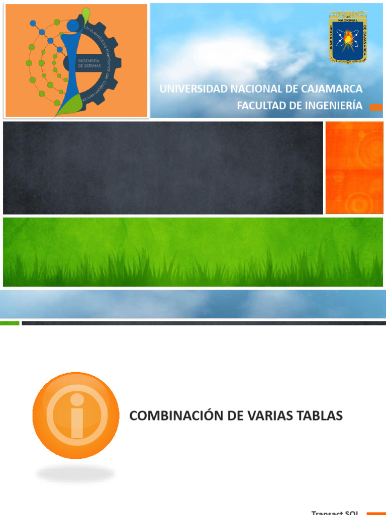 BD2 - 04 - Combinación de Varias Tablas | PDF | SQL | Software de gestión de datos