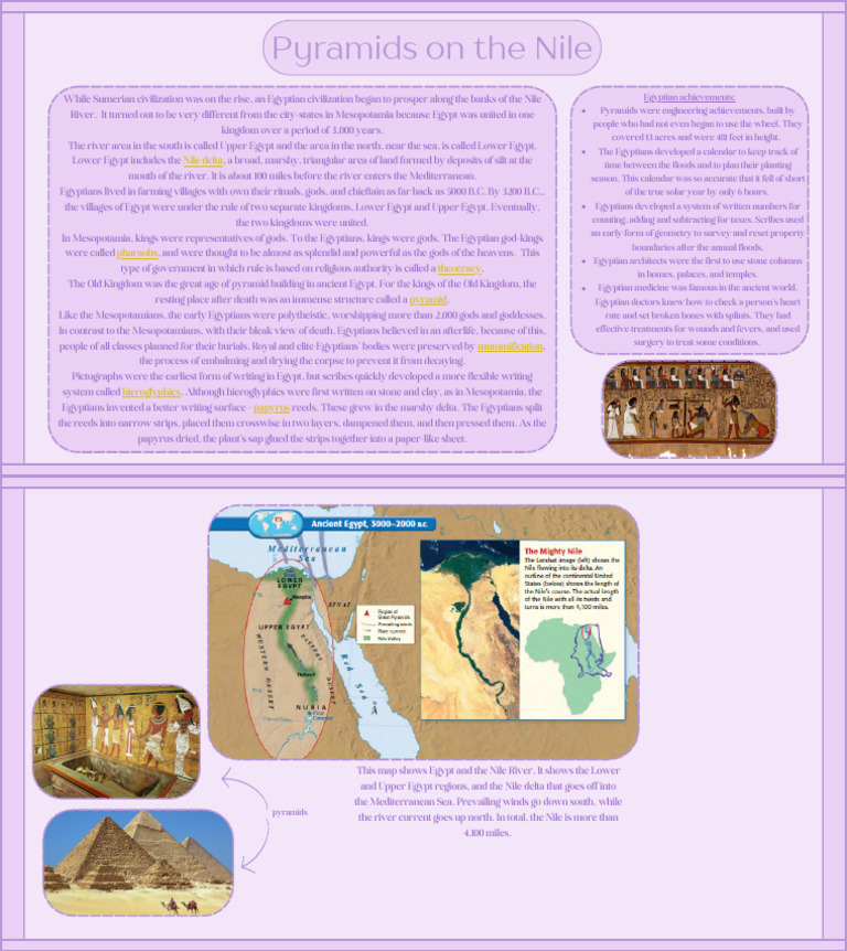 Pyramids on the Nile | PDF | Ancient Egypt | Mesopotamia