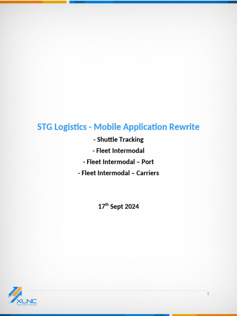 SOW - STG Mobile Application Rewrite (2) | PDF | Login | Mobile App