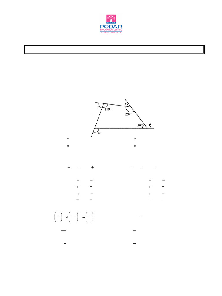 MSG 90 29995 AS IC VIII Math CBQ 1 | PDF | Numbers | Elementary Geometry