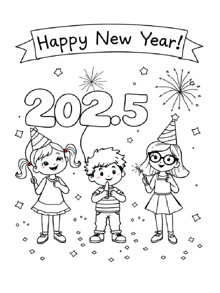 Újévi Színező | PDF