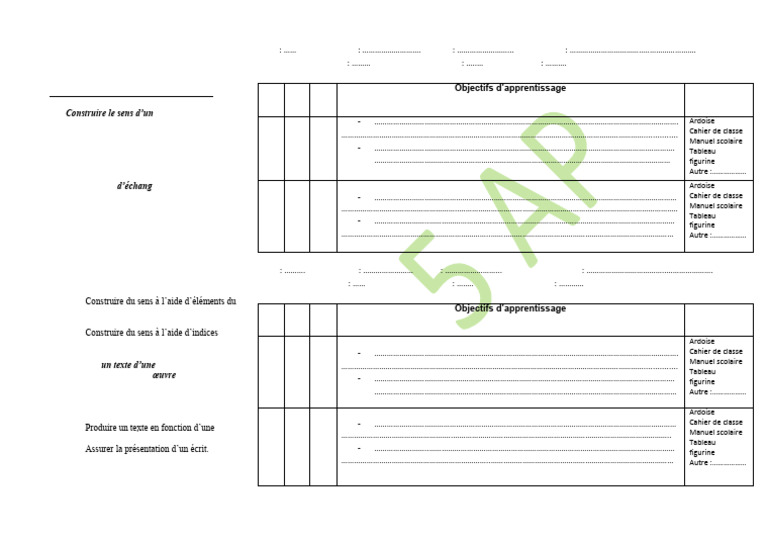 feuille 5ap | PDF | Communication humaine