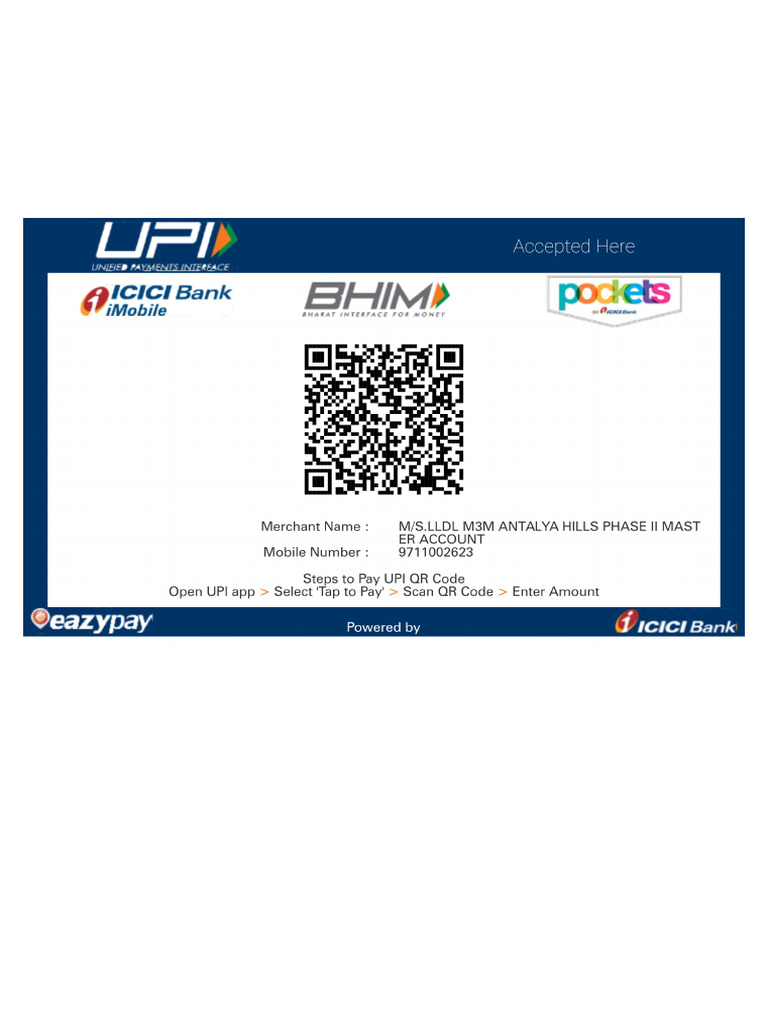 Antalya Hills Phase 2 UPI Scanner | PDF