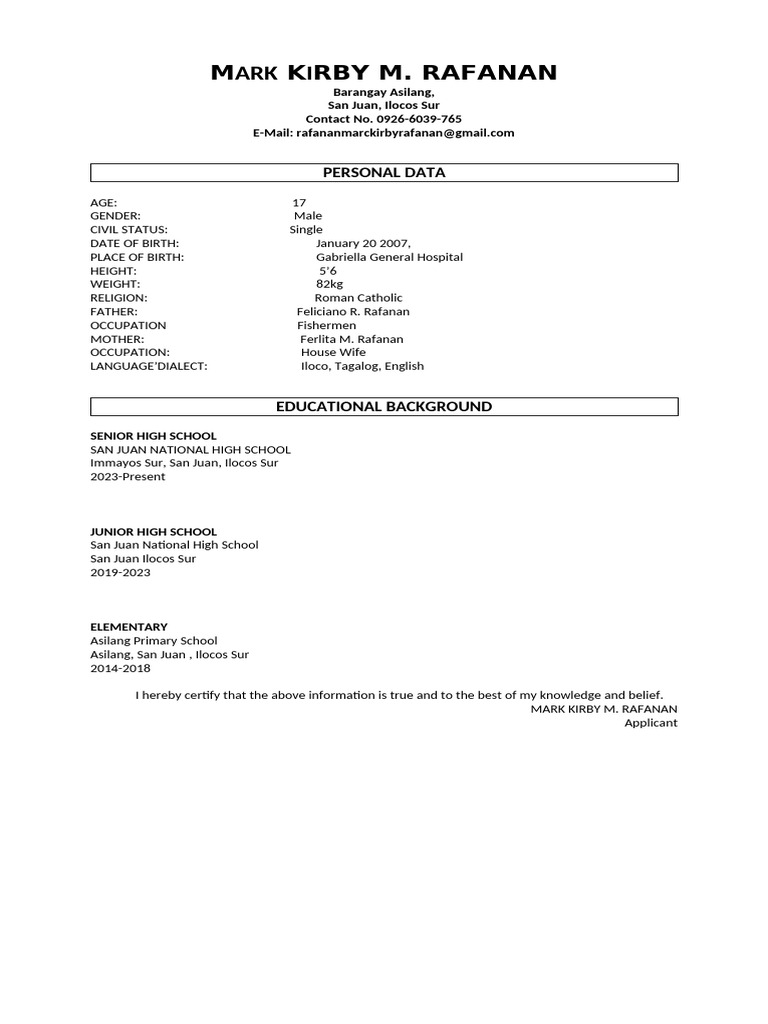 Sample-Resume-Mark Kirby | PDF