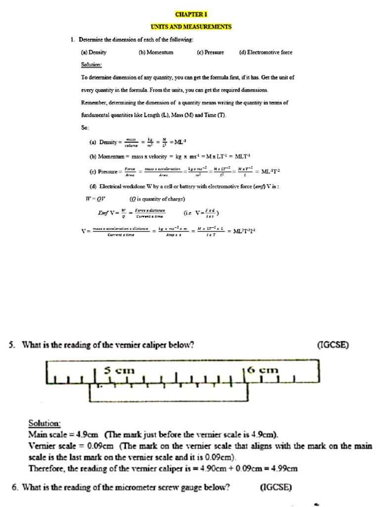 Comprehensive Physics Calculations PDF | PDF