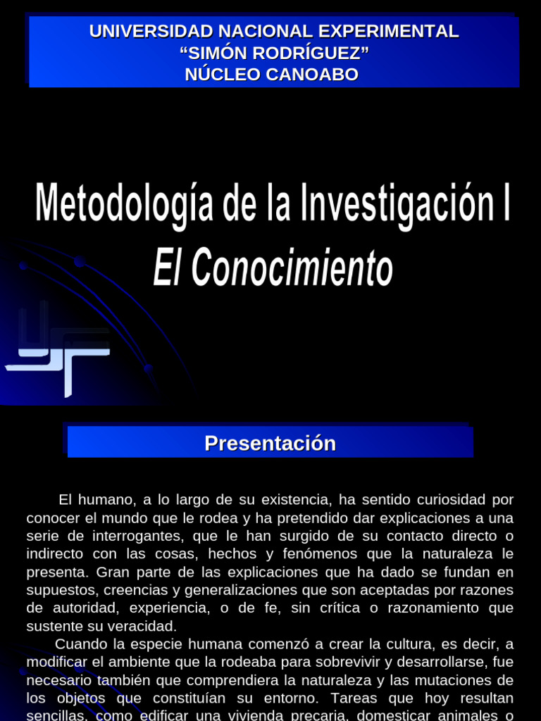 El Conocimiento | PDF | Conocimiento | Verdad
