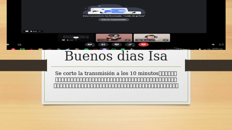 Buenos Dias Isa | PDF